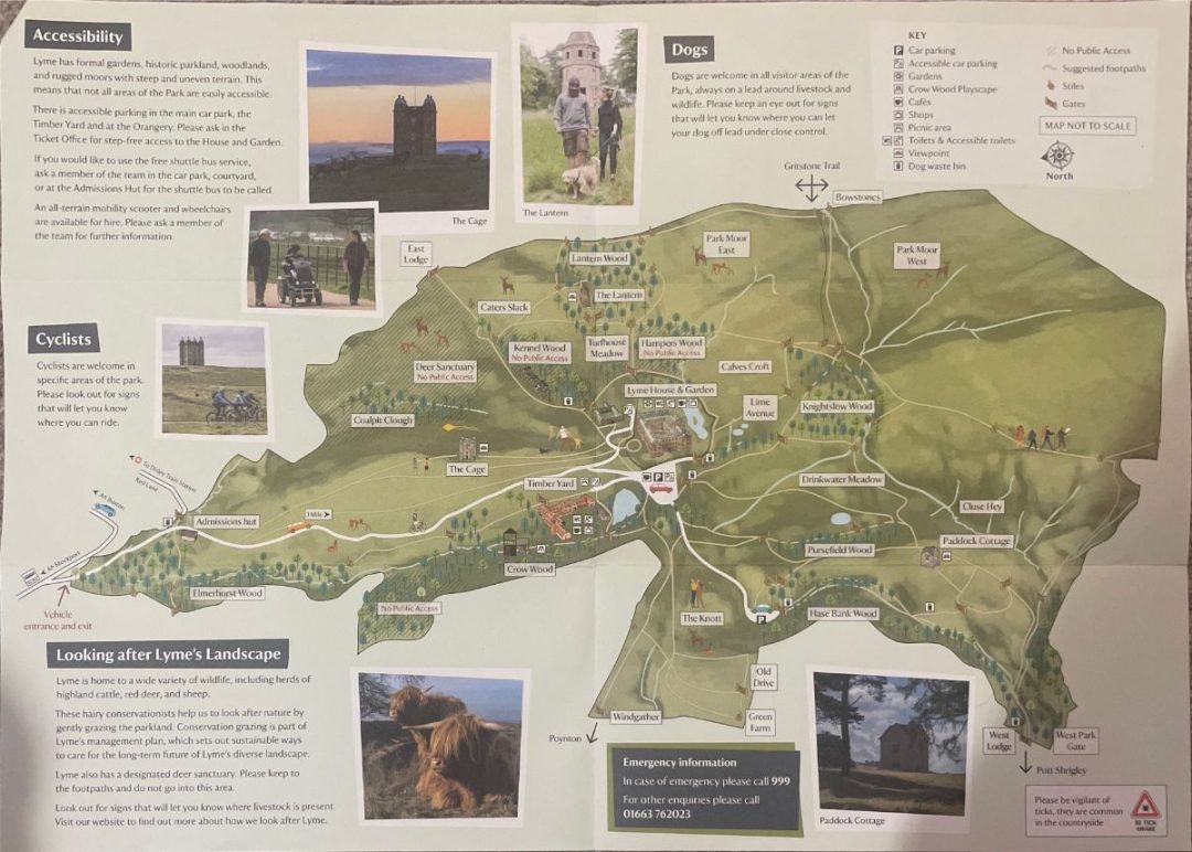 Lyme Park Walks: Circular Route via The Lantern & Cage (National Trust ...
